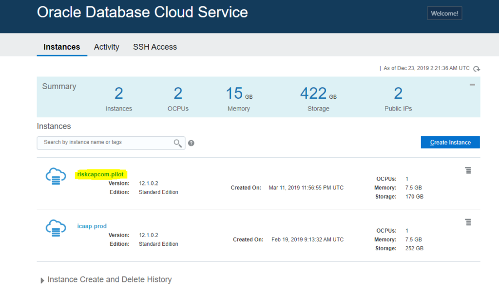 Connecting To Oracle Cloud Pluggable Database From Sql Developer Using Ssh Connection Tajuddin